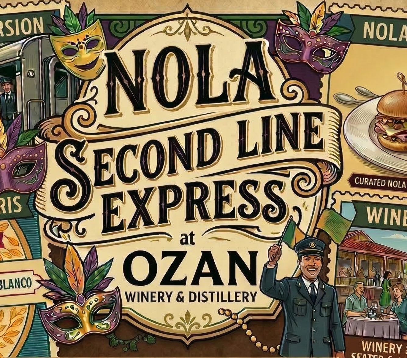 NOLA SECOND LINE EXPRESS - Ozan Vineyard & Cellars